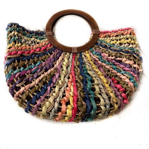 Cappelli Straworld | Bags | Vibrant Cappelli Straw Bag By Straworld ...